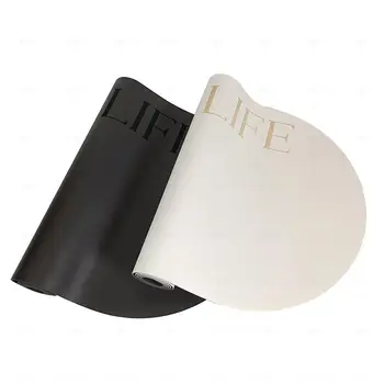 Oval Yoga Mat No Moq Upgrade Coconut Fiber Pu Rubber Yoga Mat Custom ...