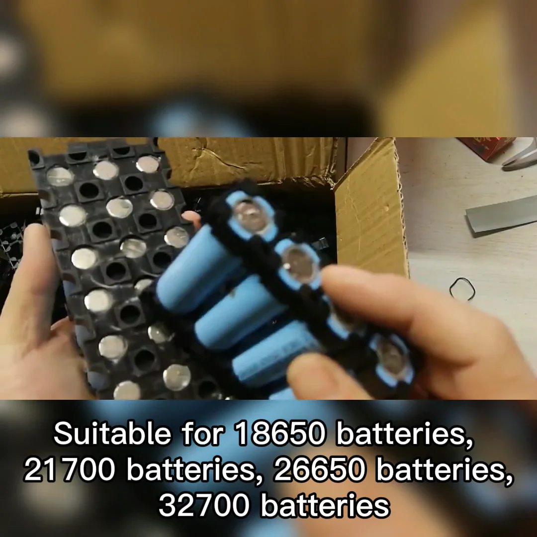 Wellgo 사용자 정의 원통형 리튬 셀 벌집 트레이 배터리 팩 스페이서 주최자 브래킷 21700 26650 32650 ...