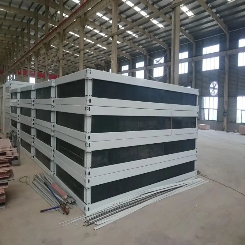 Flat Pack Steel Sandwich Panel Container Office Apartment Mall Workshop ...