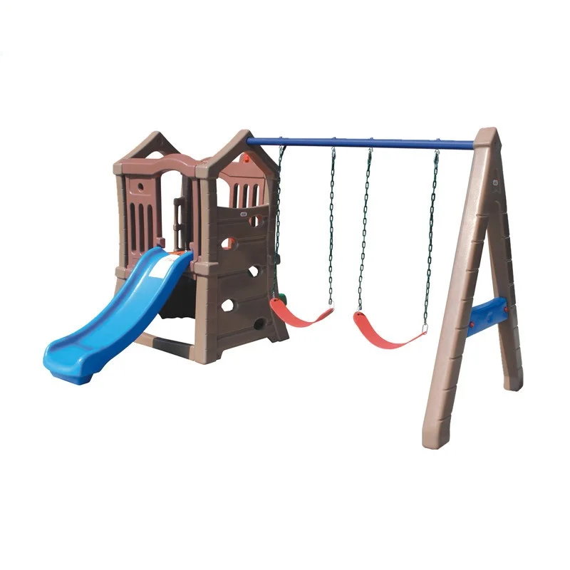 Outdoor Play Garden Playground Garden Swing and Slide Plastic Toys ...