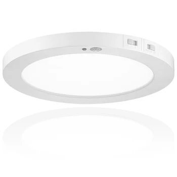 7inch Motion Sensor Led Round Surface Mini Panel 3cct Adjustable 120v ...