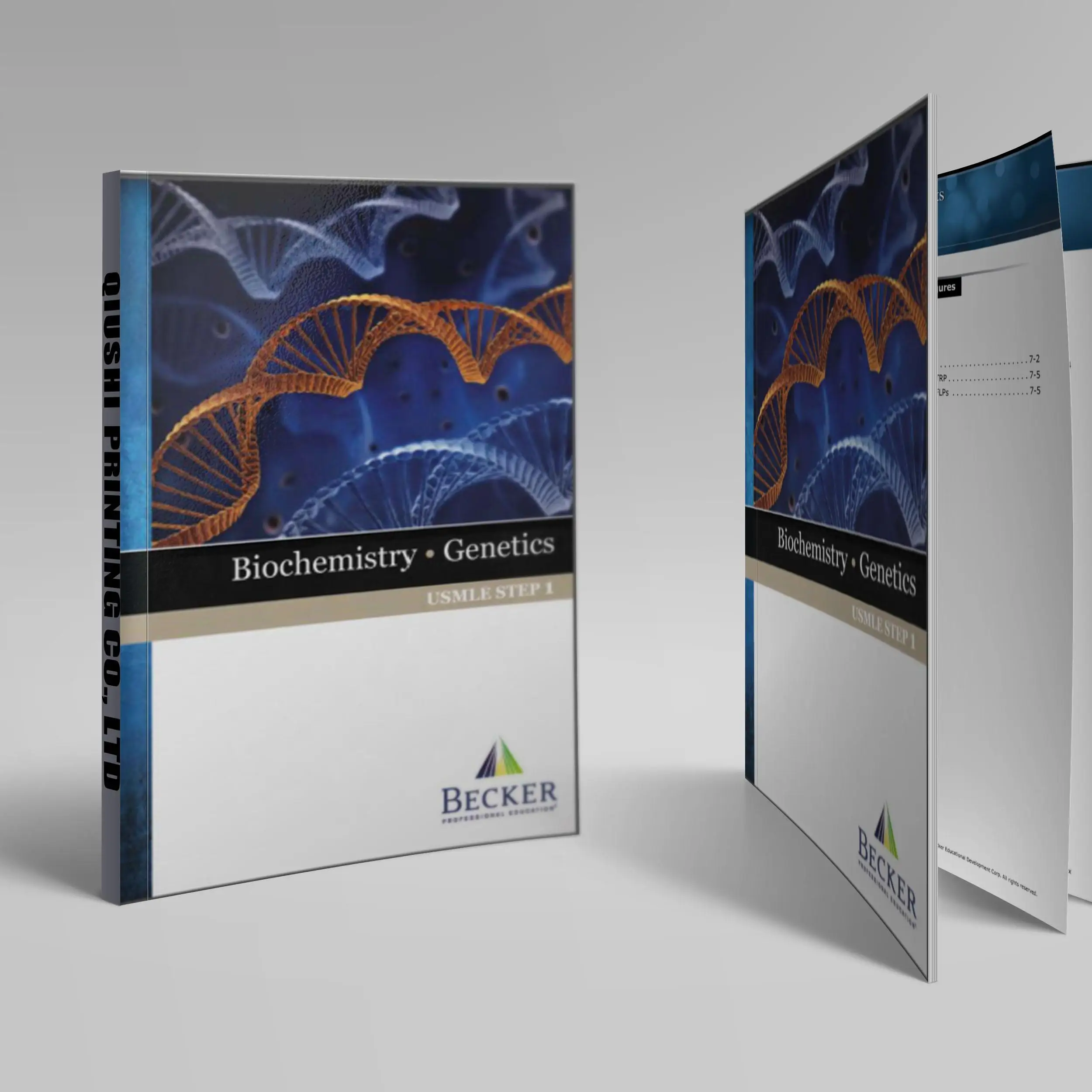 USMLE Step 1 Biochemistry Genetics Medicine Textbook Printing Small MOQ ...