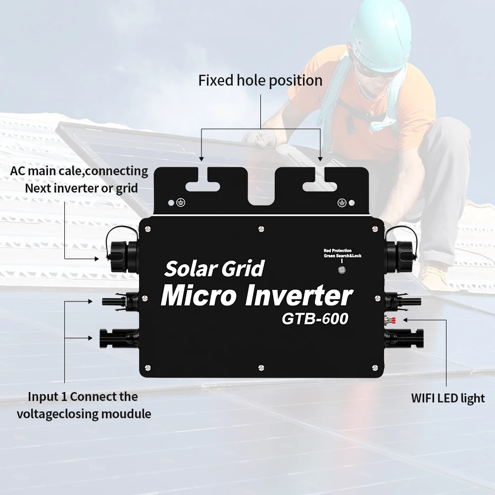 Enphase Micro-inverter Solar System On Grid Microinverter 110v 220v ...