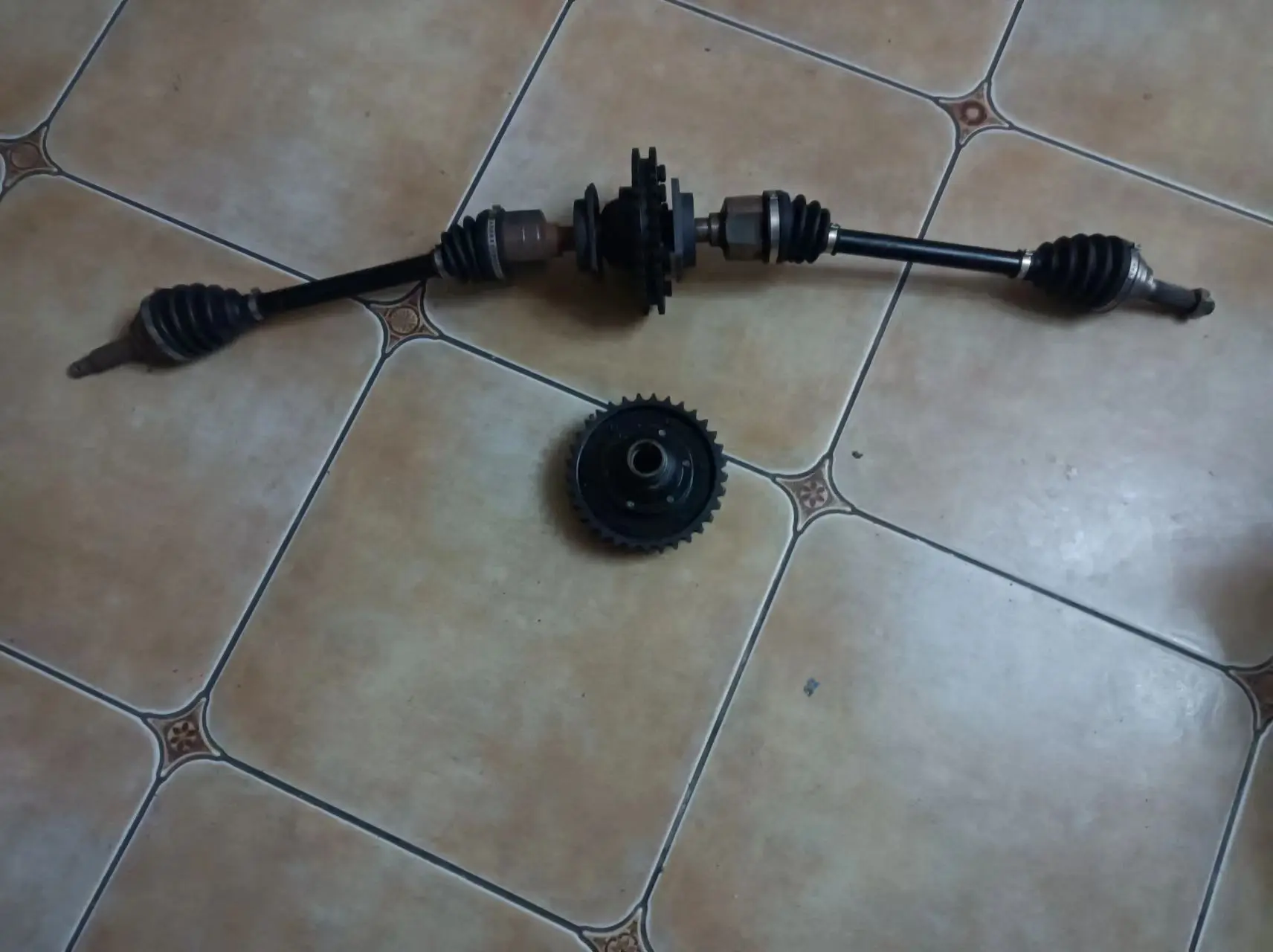 LLCD-2 Chain Drive Differential with Sprocket & CVT Gearbox for Trikes ...