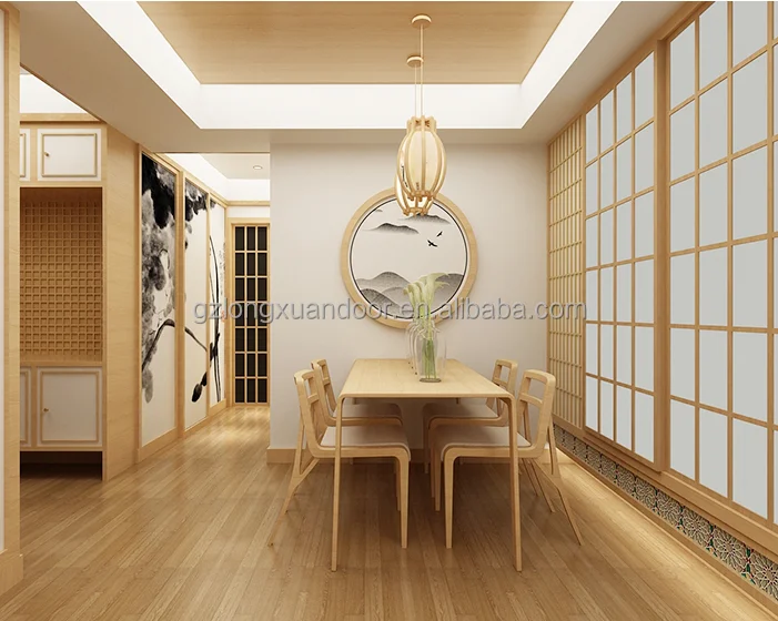 Customizable Modern Japanese Style Sliding Doors Various Sizes Colors ...