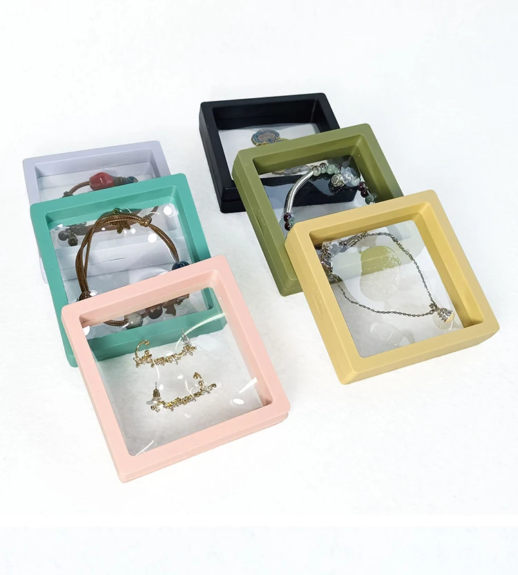 High Quality 3d Clear Suspension Box Transparent Pe Film Jewelry ...