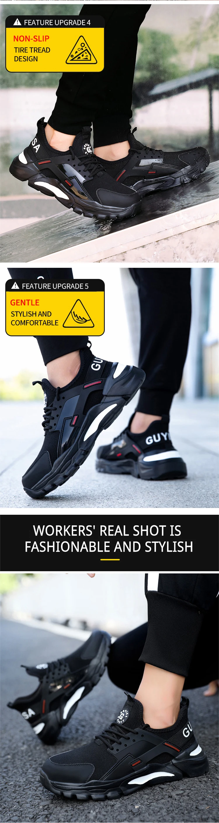Durable Safety Shoes - Anti-Smashing & Anti-piercing