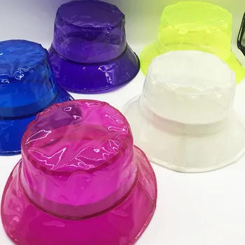 Transparent Pvc Rain Hat,Women Soft Plastic Clear Headgear Sun Visor ...