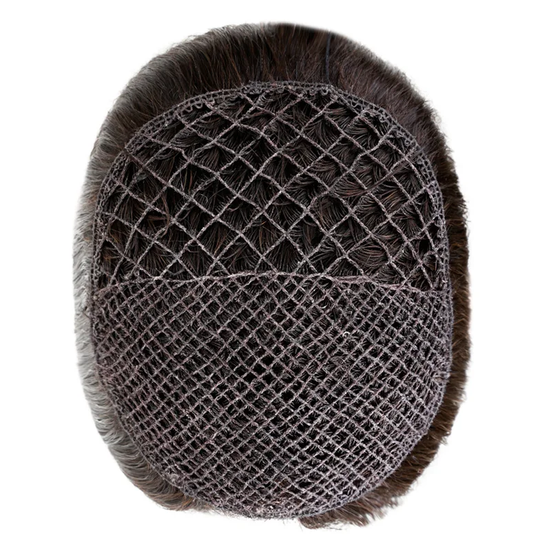 4x6 5x5 6x6 Fish Net Remy Hair Integration Topper Human Hair Toupee for ...