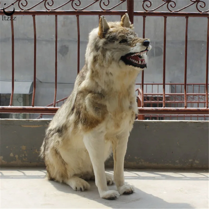 Lifelike Robotic Wolf Plush Animal | Customizable Miniature Animatronic ...
