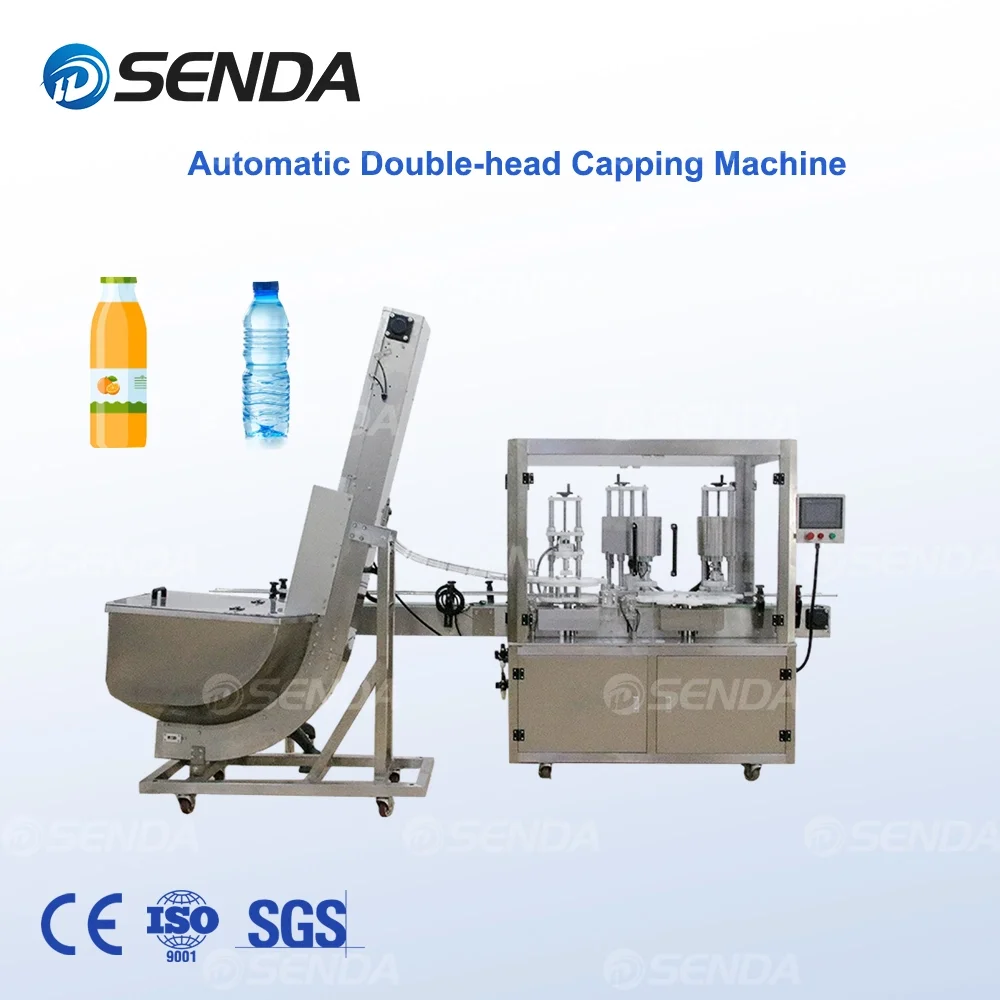 Automatic Filling And Capping Production Line Bottle Packing Line Watermelon Drink Oil Water ...