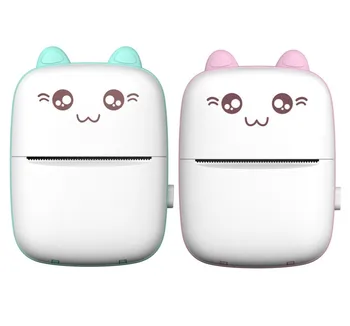 Factory Price Cute Cat Mini Label Printer Thermal Portable Printer ...