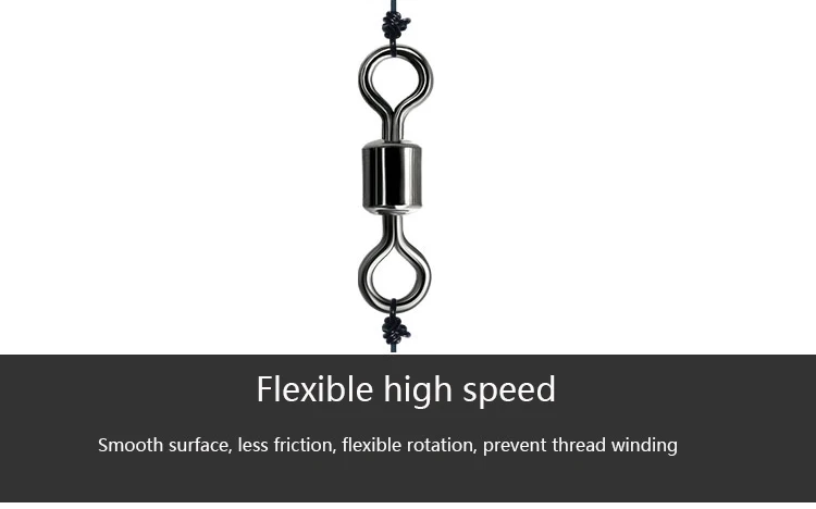 Stainless Steel Saltwater Boat Fishing Line Connector Hook Rolling ...