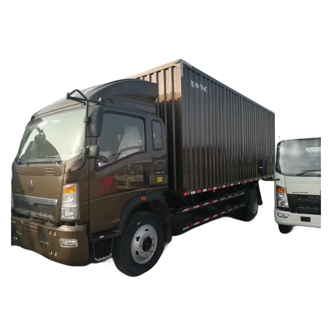 Sinotruck Homan Light Duty Truck 4X2 Lorry Van Cargo Truck with Fence ...