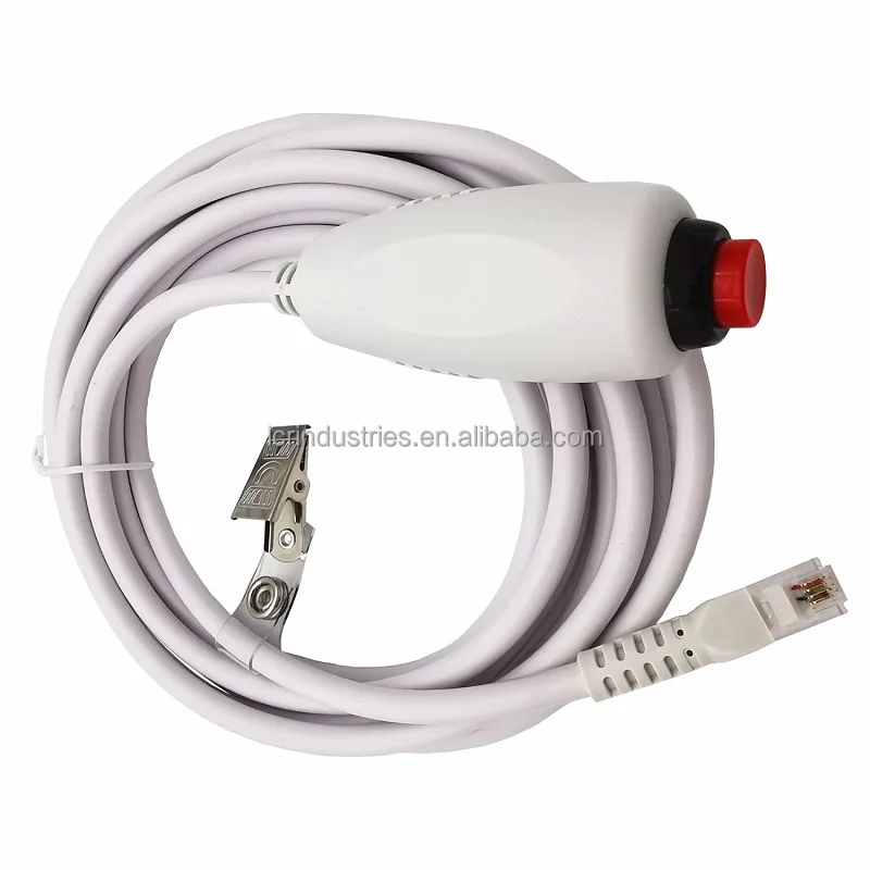 6.35mm Emergency Nurse Call Medical Cable with Button
