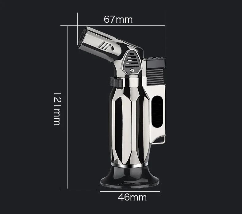Creative Portable Flamethrower Big Fire Butane Refillable Gas Cigar ...