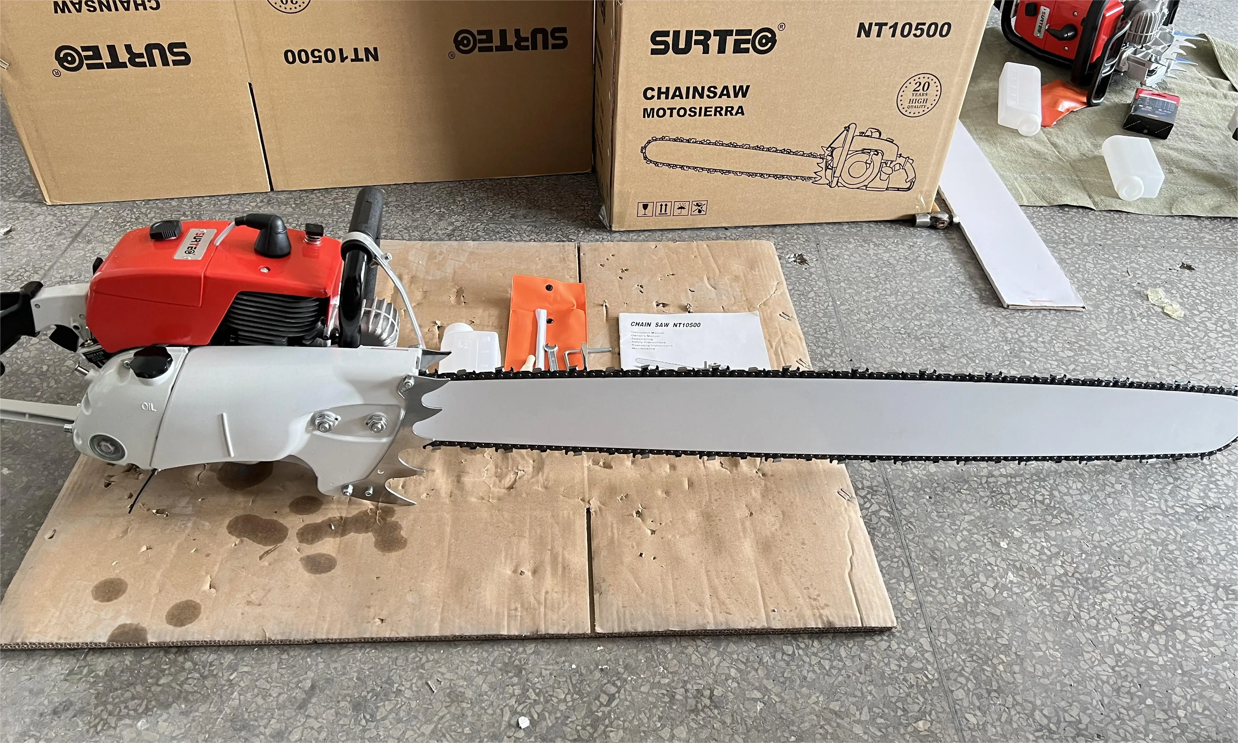 Petrol Chainsaw Machine 105cc Chainsaw With Av Handle Chainsaw Price ...