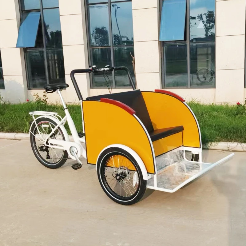 3 Wheel Motorcycle Rickshaw Front Loading Electric Bicycle Pedicab ...