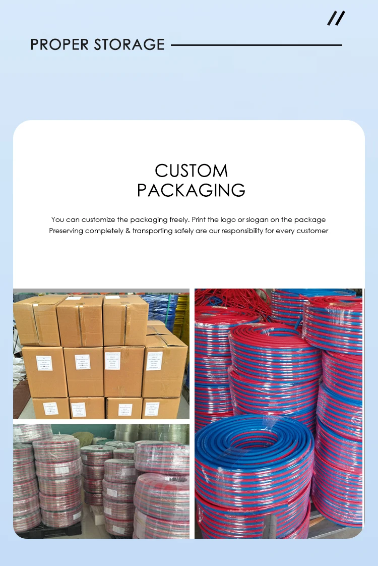 8mm PVC Oxygen Acetylene Twin Gas Cutting Welding Hoses