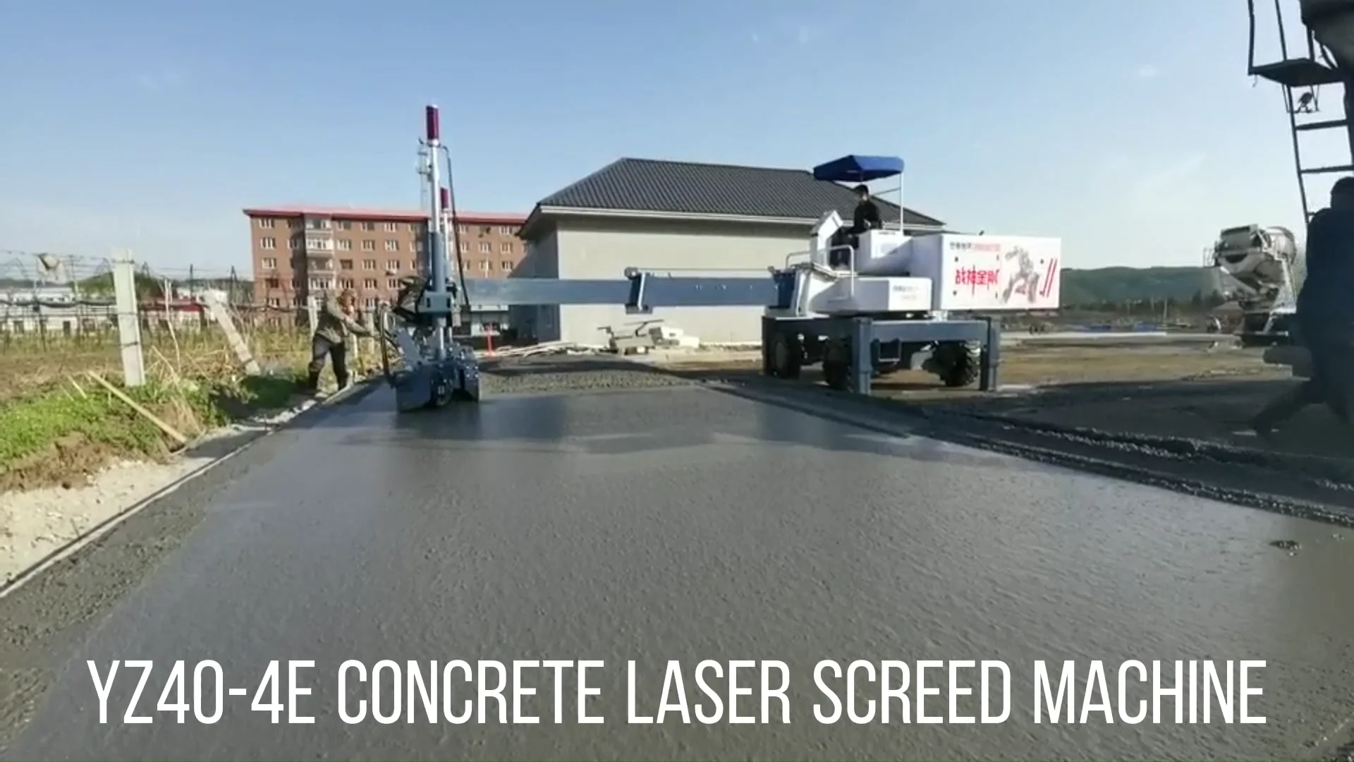 Vanse Yz40-4e Newly Design Boomed Laser Screed Concrete Laser Screed ...