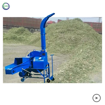 Agricultural Hay Cutter Diesel Electric Mini Shredder Forage Chopper ...