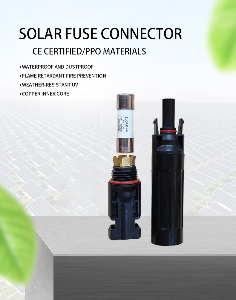 Solar Cable Connectors BAYM Solar Panel PV Cable Connector Built In 15A ...