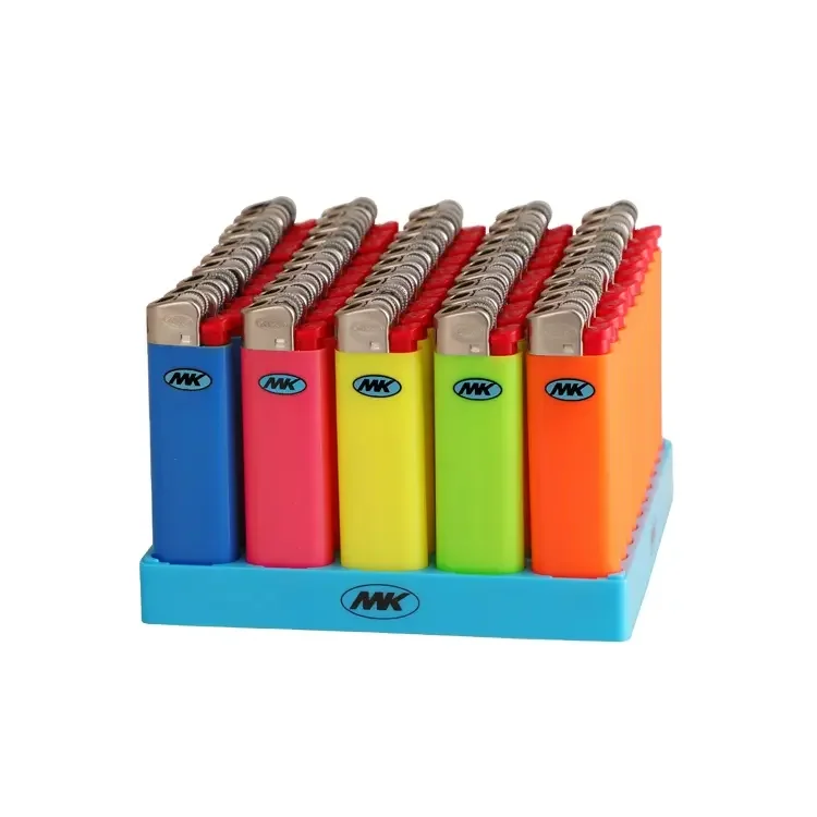 MK Plastic Cricket Gas Lighter - Refillable Cigarette Lighter