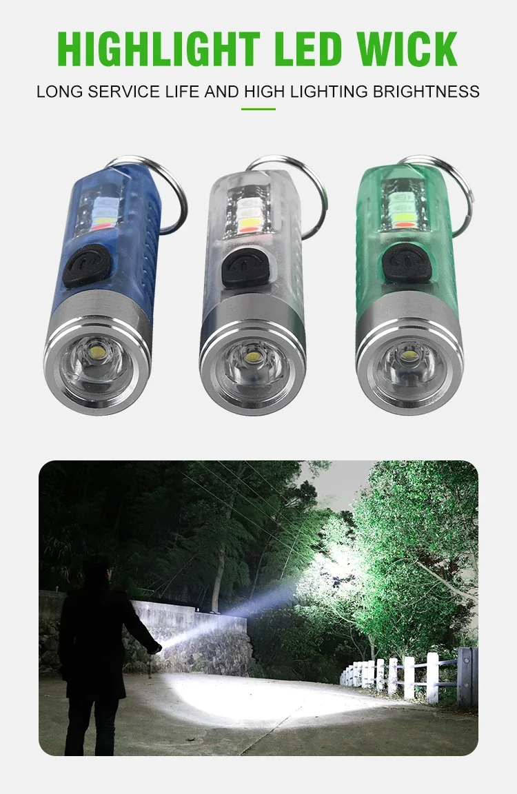 Helius Mini Keychain LED - Portable, Rechargeable Light