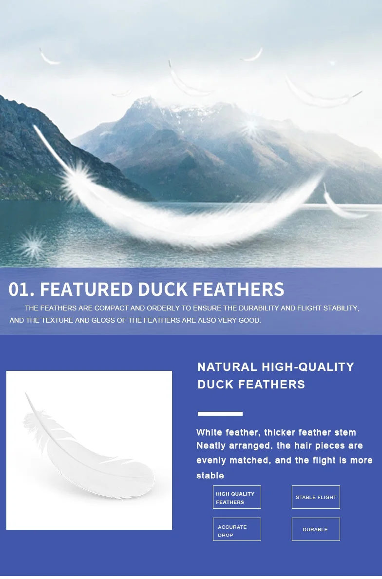 Top Grade Class A Goose Feather Shuttlecock for Badminton