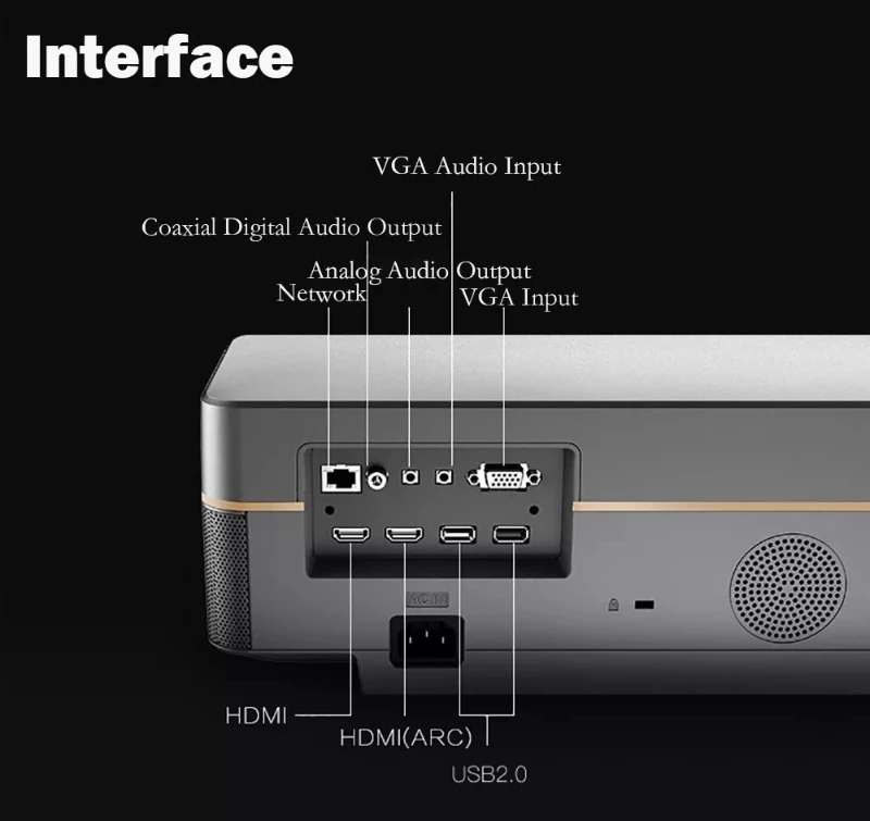 Changhong B8U Laser Projector - 4K UHD 150" TV Experience