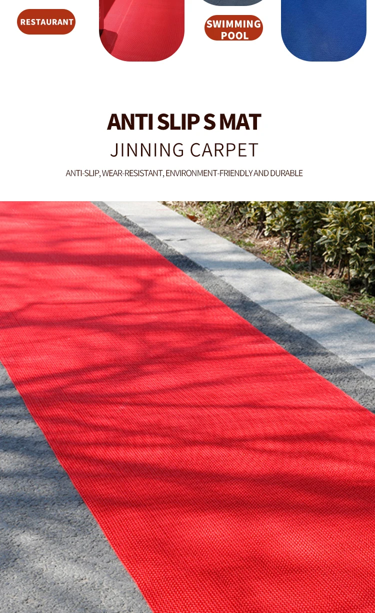 Anti Slip Mat PVC Plastic Carpet Kitchen Toilet Anti Slip Mat Bathroom ...