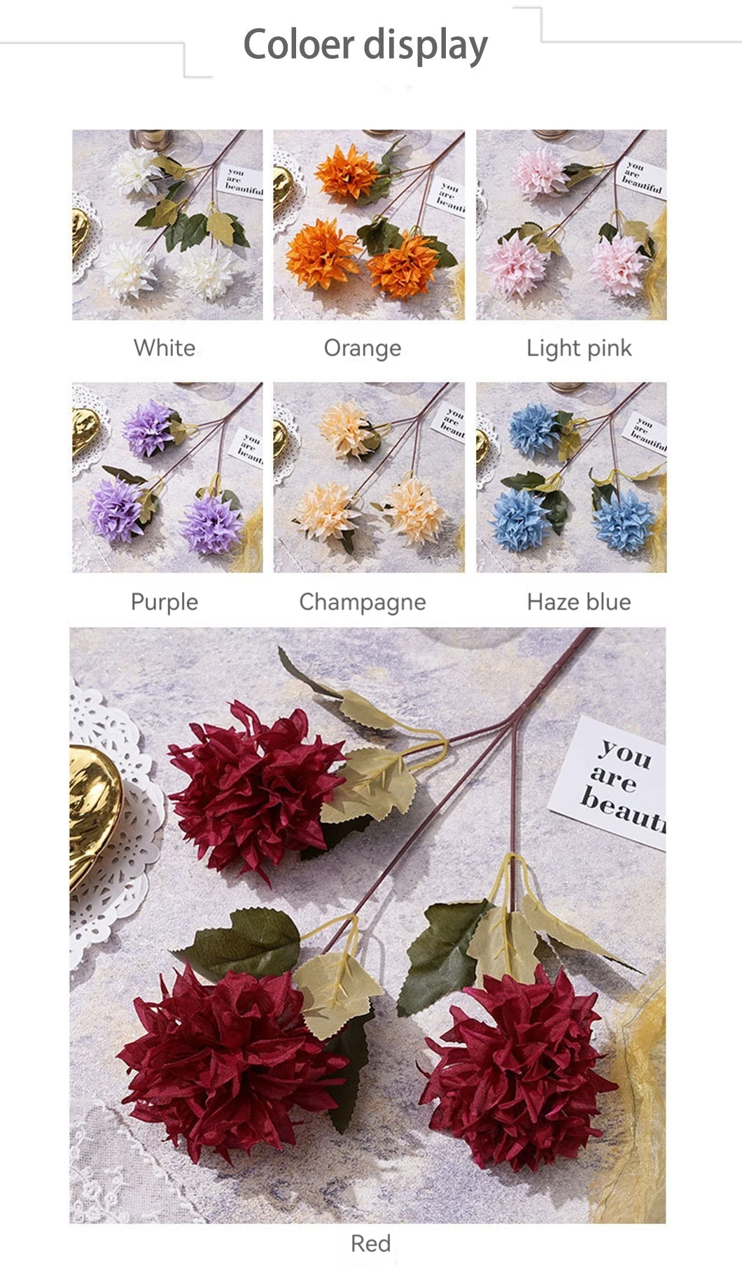 Simulation 3 Head Stabbing Ball Simulation Flower Wedding Hall ...