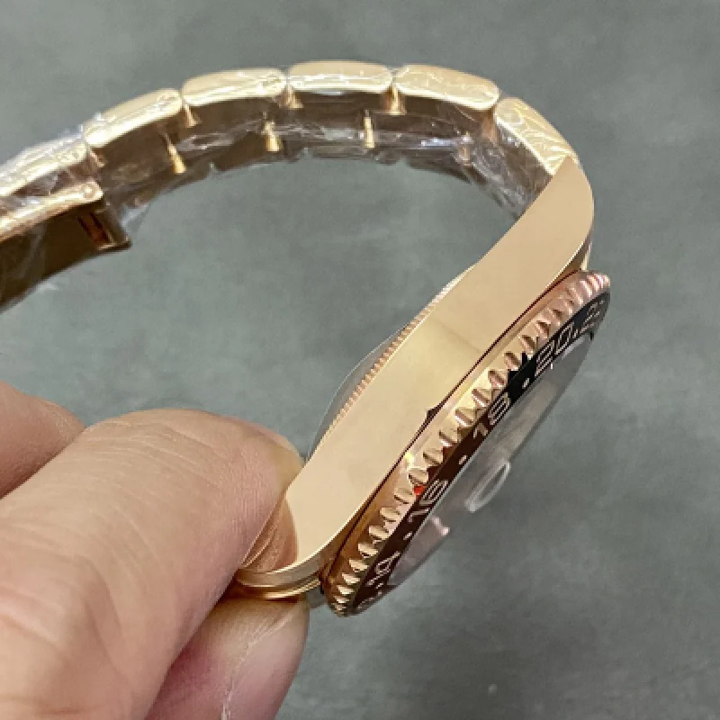 1:1 18k Real Gold Watches 40mm 3186 Mechanical Waterproof Ceramic ...