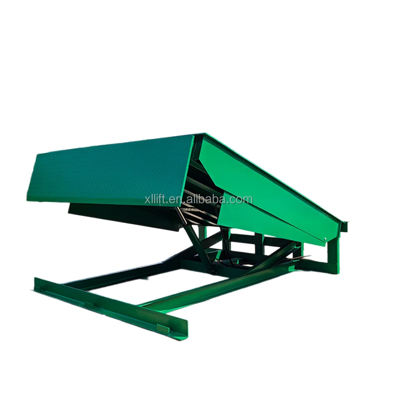 Ac Power Motor Lift Hydraulic Ramp Free Standing Dock Leveler For ...