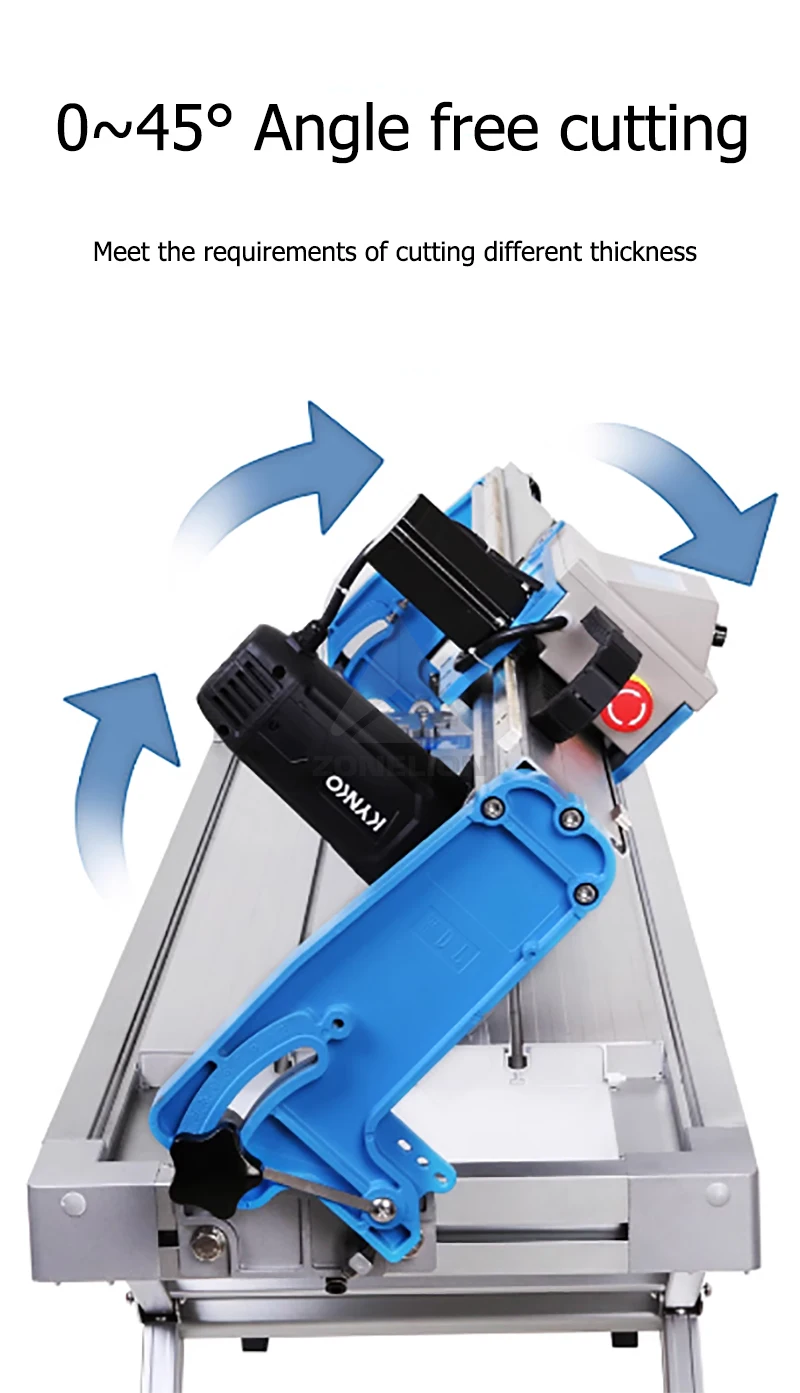 800mm High Efficiency Movable Electric Tile Cutter Device Ceramic ...