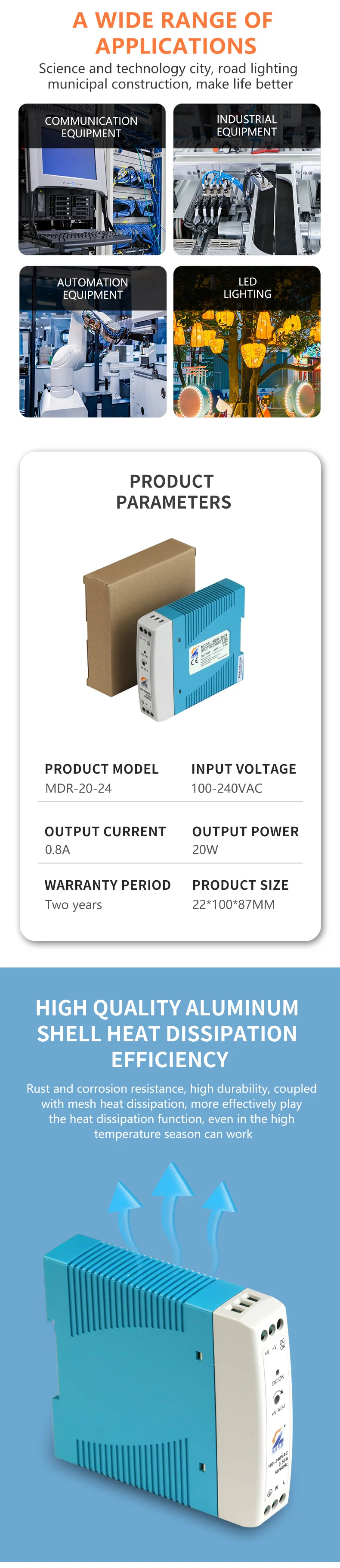 12 Volt Ups Din Rail Mounting Power Supplyl Adjustable Over Under ...