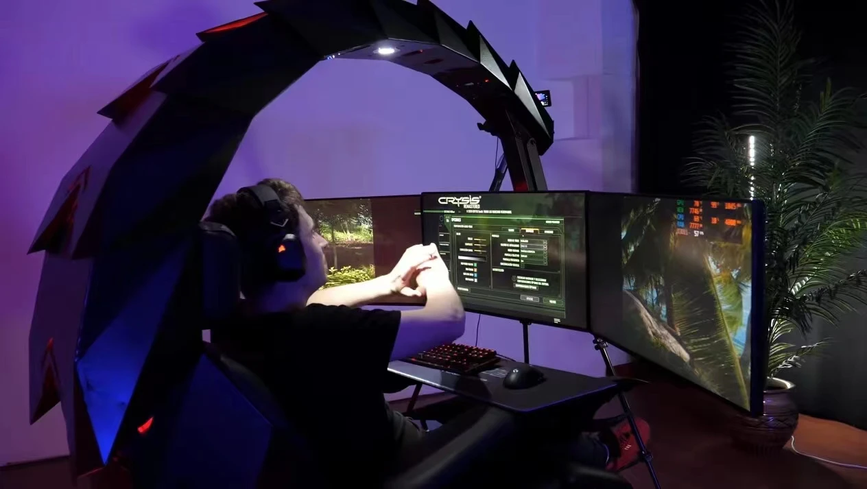 CLUVENS Ergonomic Scorpion Chair Cockpit - Zero Gravity Office Chair ...