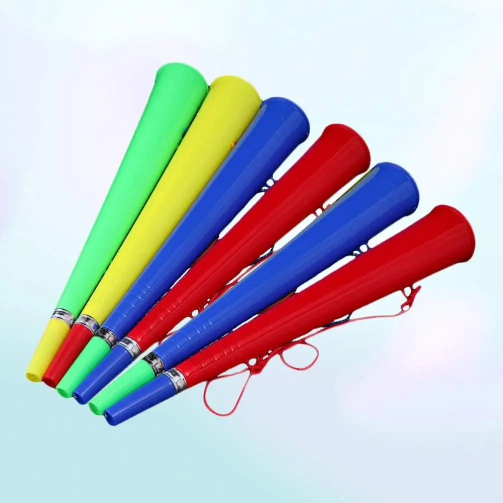 Vuvuzela Plastic Stadium Horns, 28-Inches - Collapsible Air Horns ...