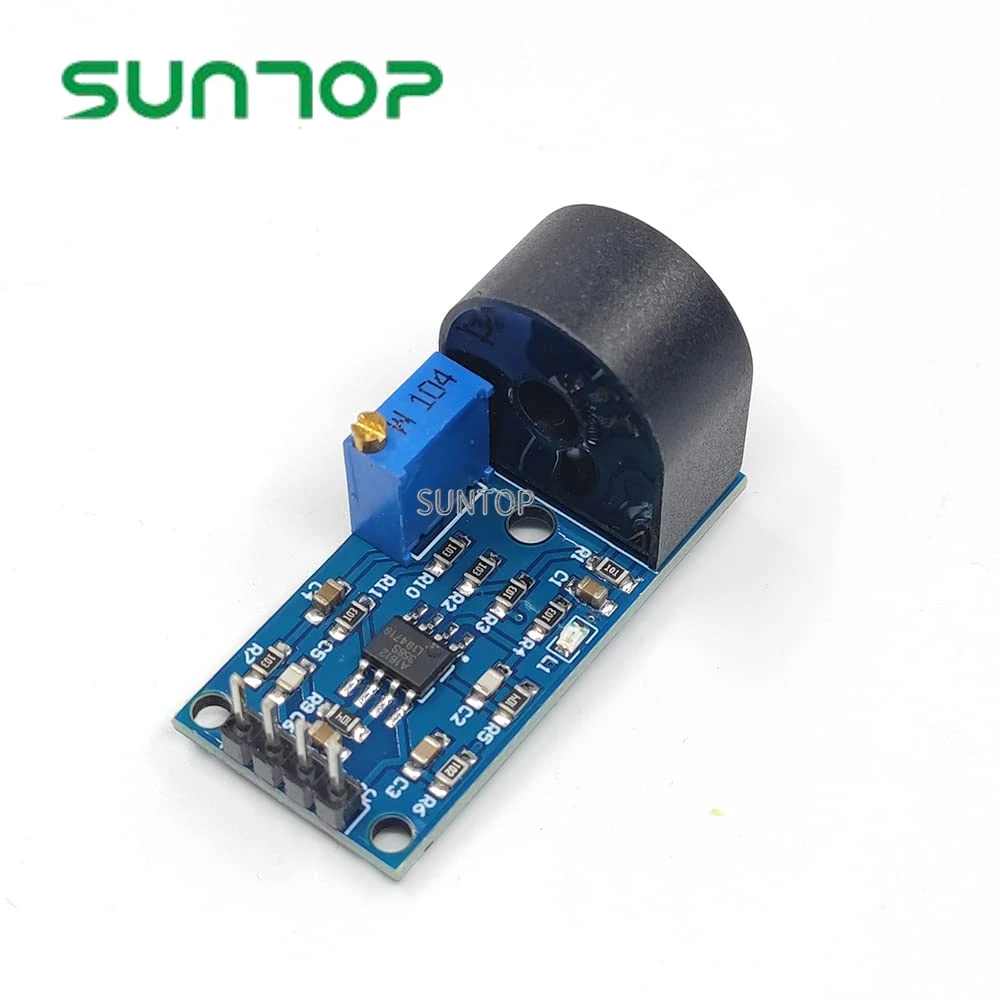 Analog Current Meter Sensor Module AC 0~5A Ammeter Sensor Board Based ...