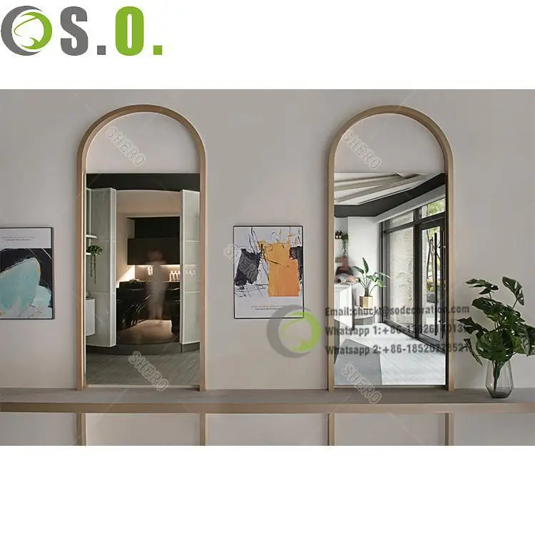 Salon Small Shop Counter Design Wall Showcases clear Display Cabinet ...