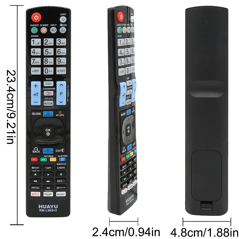 Huayu Rm-l999+3 Replacement Remote Control For Lg Smart Tv Akb73615303 Akb73615302 Akb73615361 ...