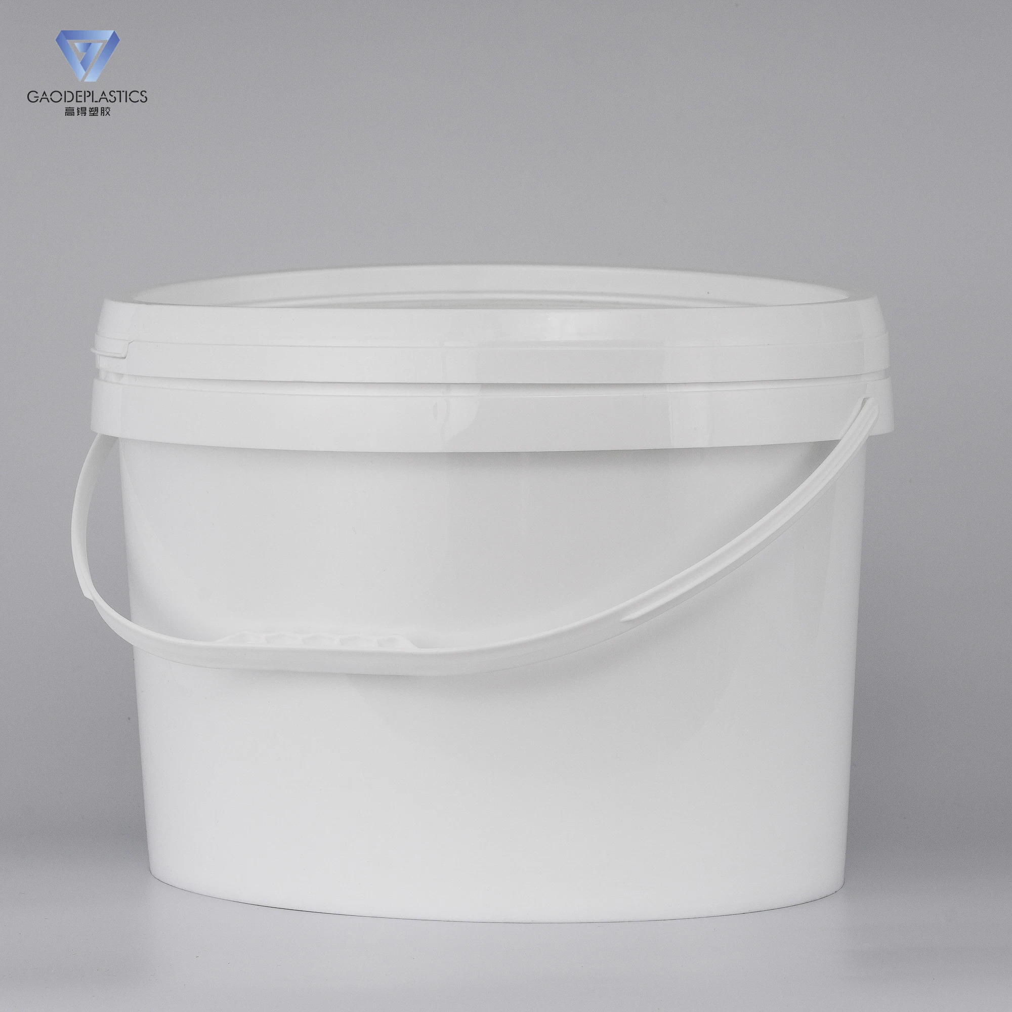 Oval Food Grade Plastic Buckets with Lids 5L to 20L PP Pails with ...