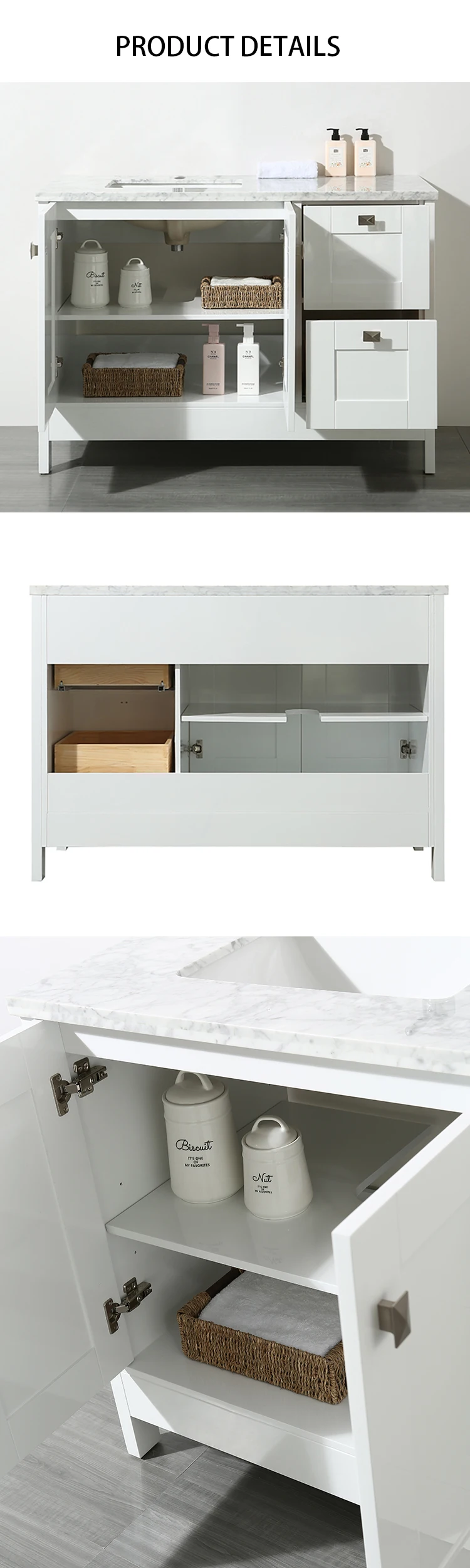 Luxury Classic Complete Set Vanities Cabinet European America Italian ...