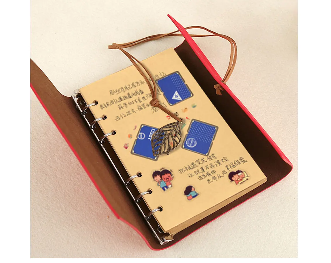 Foska PU Leather Notebook - A6/B6 Eco-Friendly Luxury