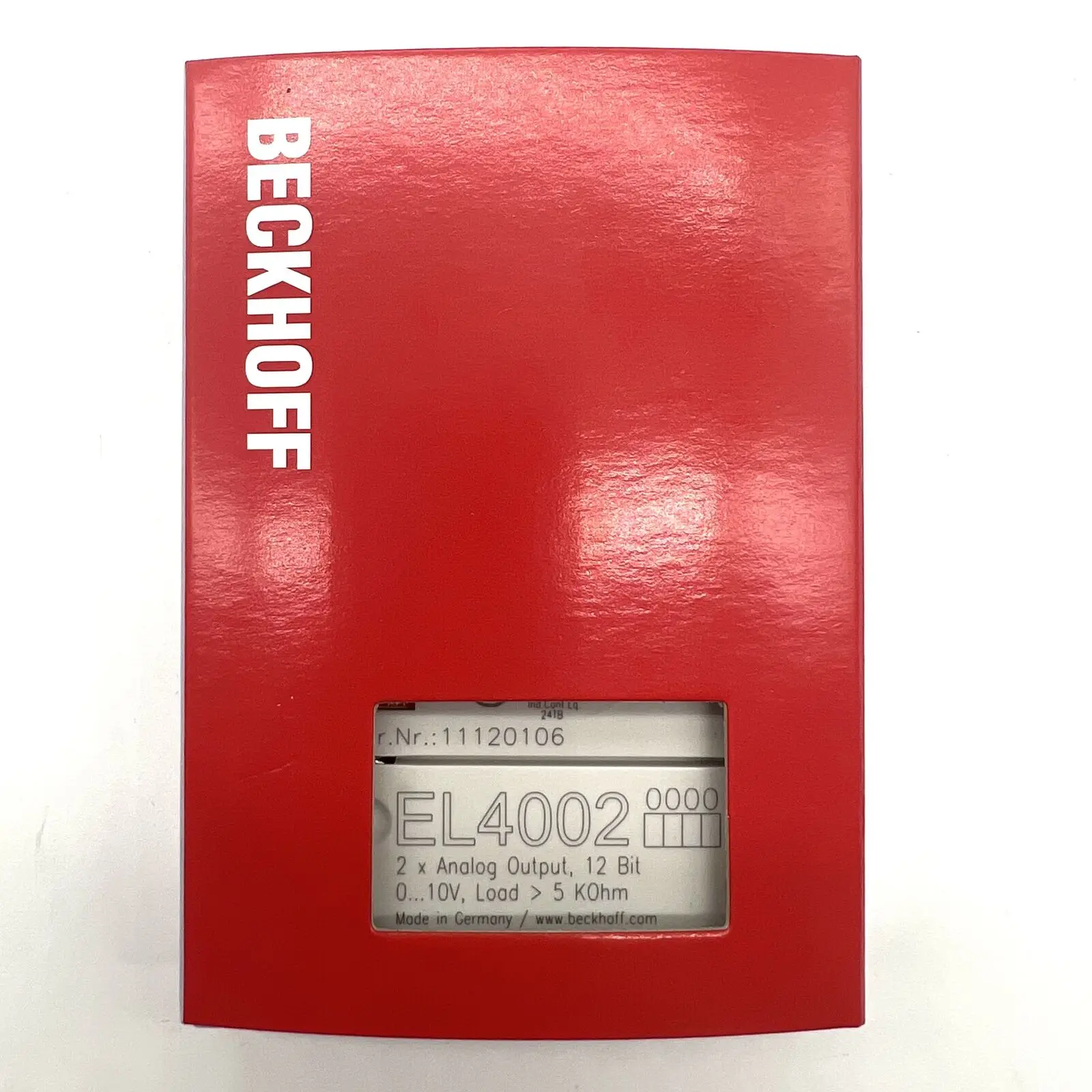 Beckhoff Ethercat Terminal 2-channel Analog Output,Voltage 0 10 V 12 Bit El4002 - Buy Beckhoff ...