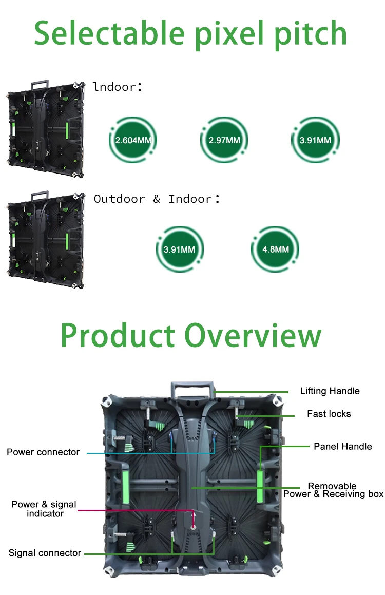 Digital Signage And Displays Video Wall Outdoor Rental Cabinet P3.91 ...