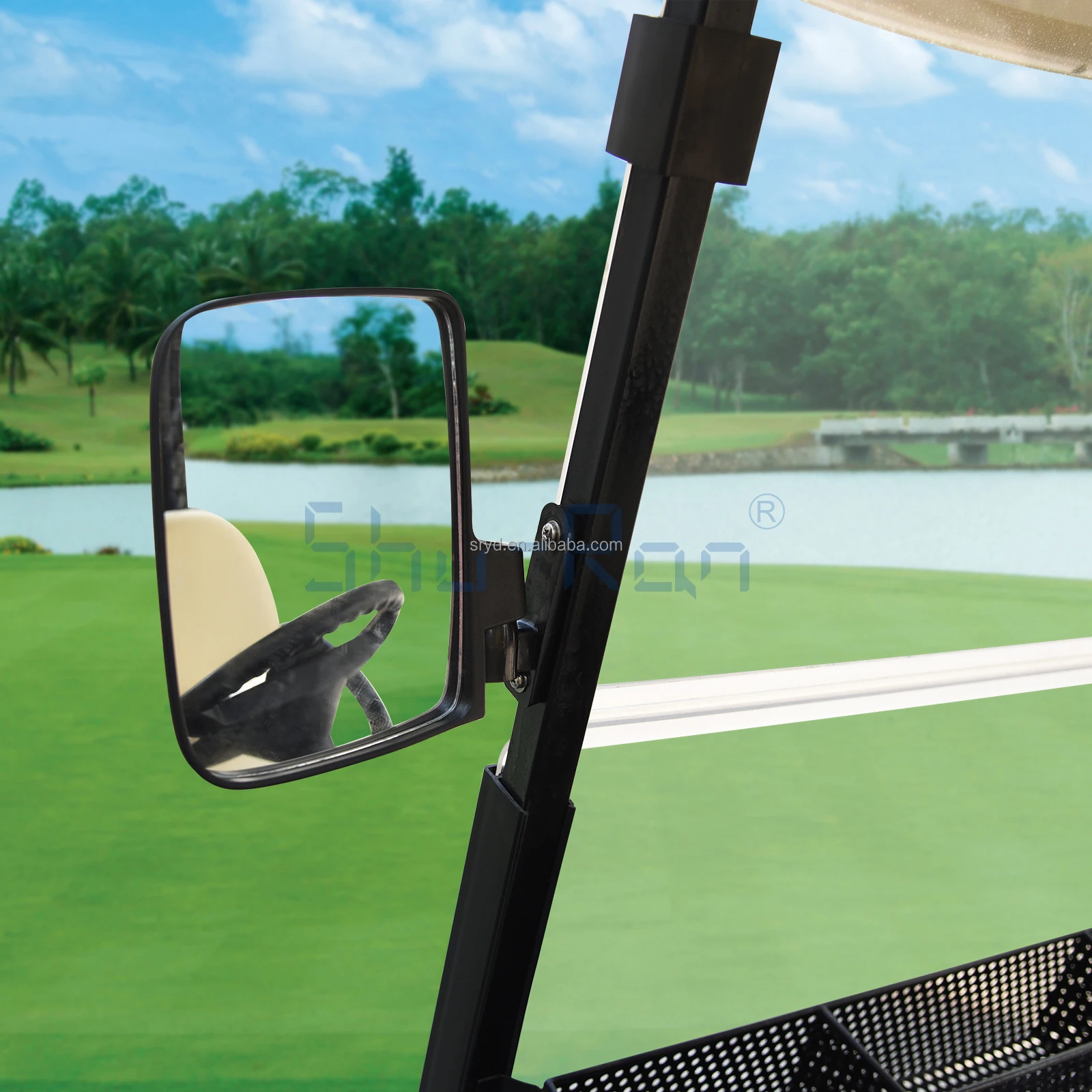 Shu-ran Universal Golf Cart Side Mirrors - Buy Golf Cart View Mirrors ...