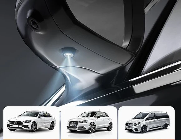 Wire Car Custom Welcome Logo Light Led Car Door Light Hd 3d Ghost ...