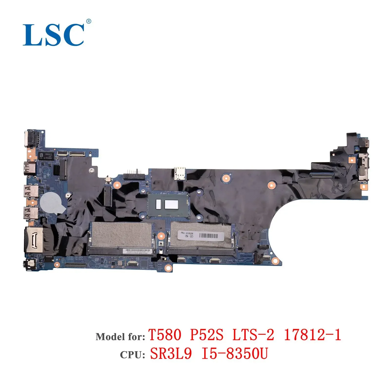 T580 Laptop Motherboard For Lenovo Thinkpad Lts-217812-1 Fru; 01yr250 ...