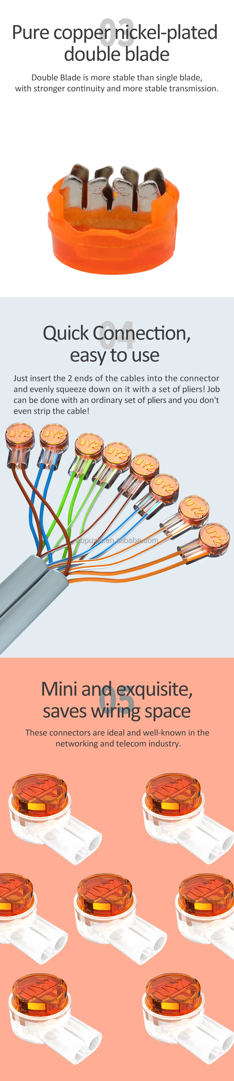 UY Uy2 UR UR2 UG UB2A Gel Grease Filled K1 K2 K3 K4 K5 Wire Connector ...